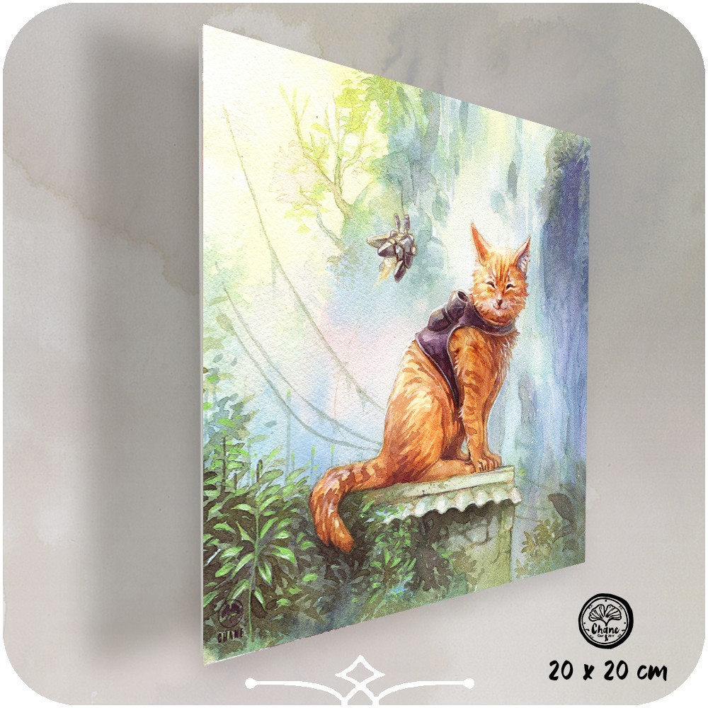 Chat roux, stray par Chane-art